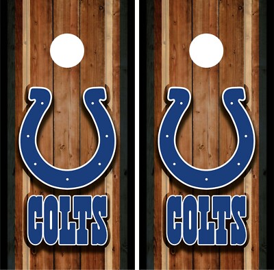 Indianapolis Colts Cornhole Board Vinyl Sticker Decal Skin Wrap Decor ...