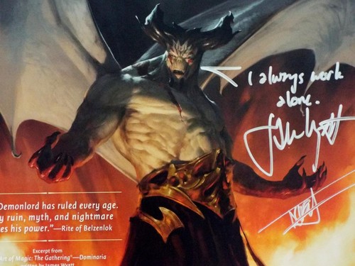 Sdcc 2018 Art Signé De Magique Dominaria Mini Affiche Wyatt & Jacobson ...