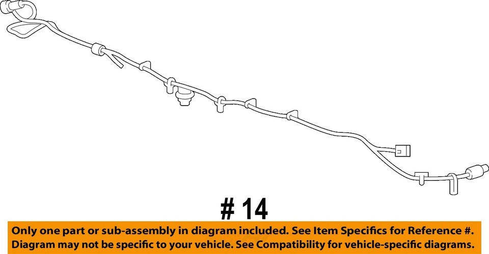 2016-2018 GMC Sierra Front Bumper Object Sensor Wiring Harness ...