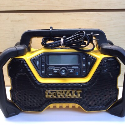 DeWalt DCR028B Jobsite Bluetooth Radio 12v/20v W/ Power Cord No battery ...