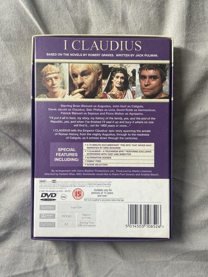 I Claudius - Complete BBC Series (5 Disc Box Set) [1976] [DVD] | eBay UK