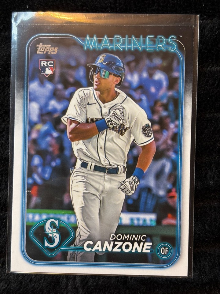 Dominic Canzone Seattle Mariners 2023 Topps RC Baseball Card #195 ...