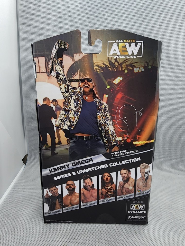 All Elite AEW Wrestling Unmatched Collection #36 KENNY OMEGA 6" Figure ...