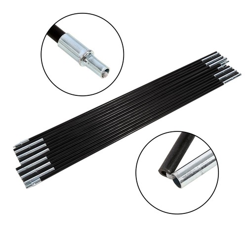 Fibreglass Replacement W/Elastic Cord Pole Kit Camping Tent 2 Sets ...