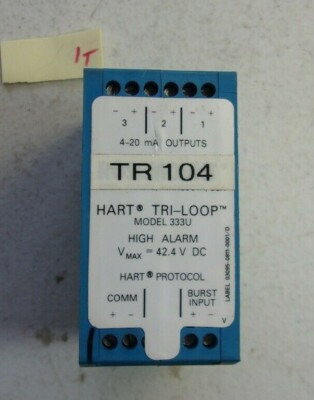 FRESH TAKEOUT ROSEMOUNT HART TRI-LOOP 333U 333UC2 SIGNAL CONVERTER (177 ...