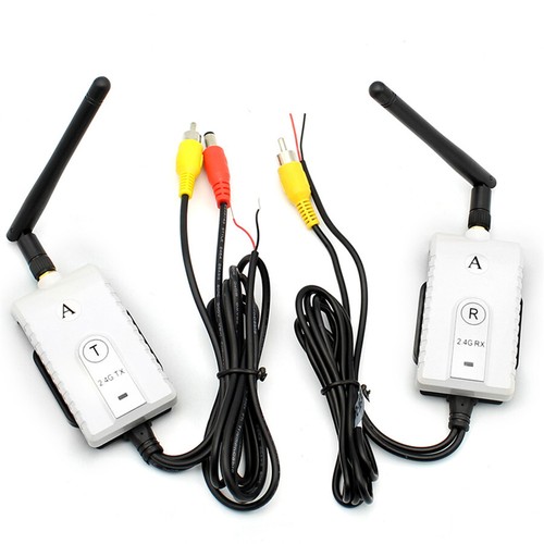 2.4G Wireless AV Cable Transmitter & Receiver For Truck Bus Rear View ...