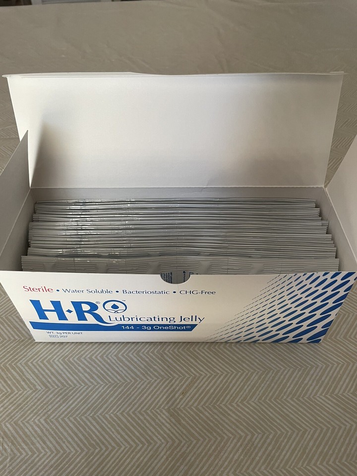 HR lubricating jelly (3 GRAM per packet) Partial Box 96 Packets | eBay