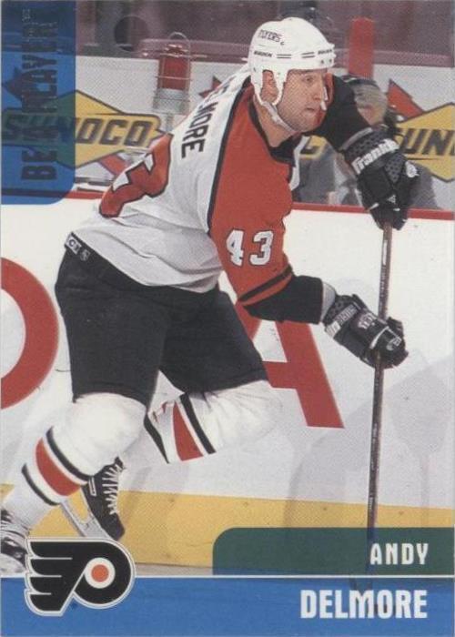 1999-00 In the Game Be A Player Memorabilia - Andy Delmore #318 (RC ...