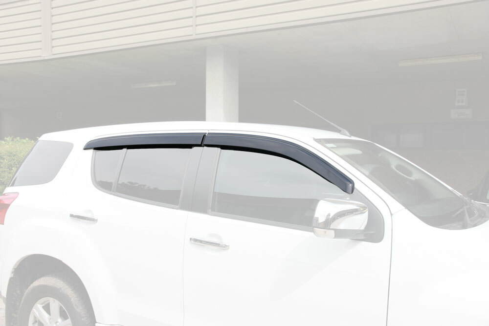 Premium Weathershield Window Visors Weather shields For Isuzu MUX MU-X ...