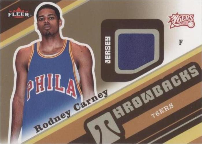 2006-07 Fleer - Throwbacks Rodney Carney #T-RC (MEM, RC) for sale ...