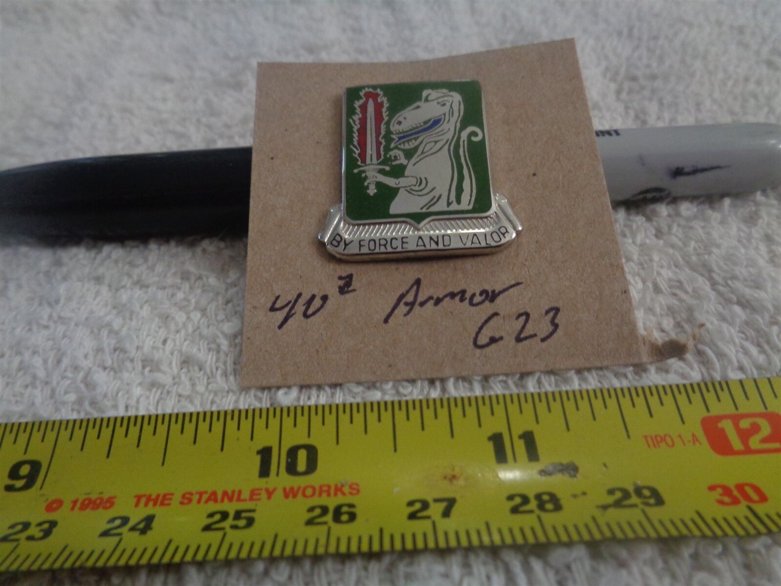 40th Armor G23 Unit Crest, DI, DUI (DRAW#X4) | eBay