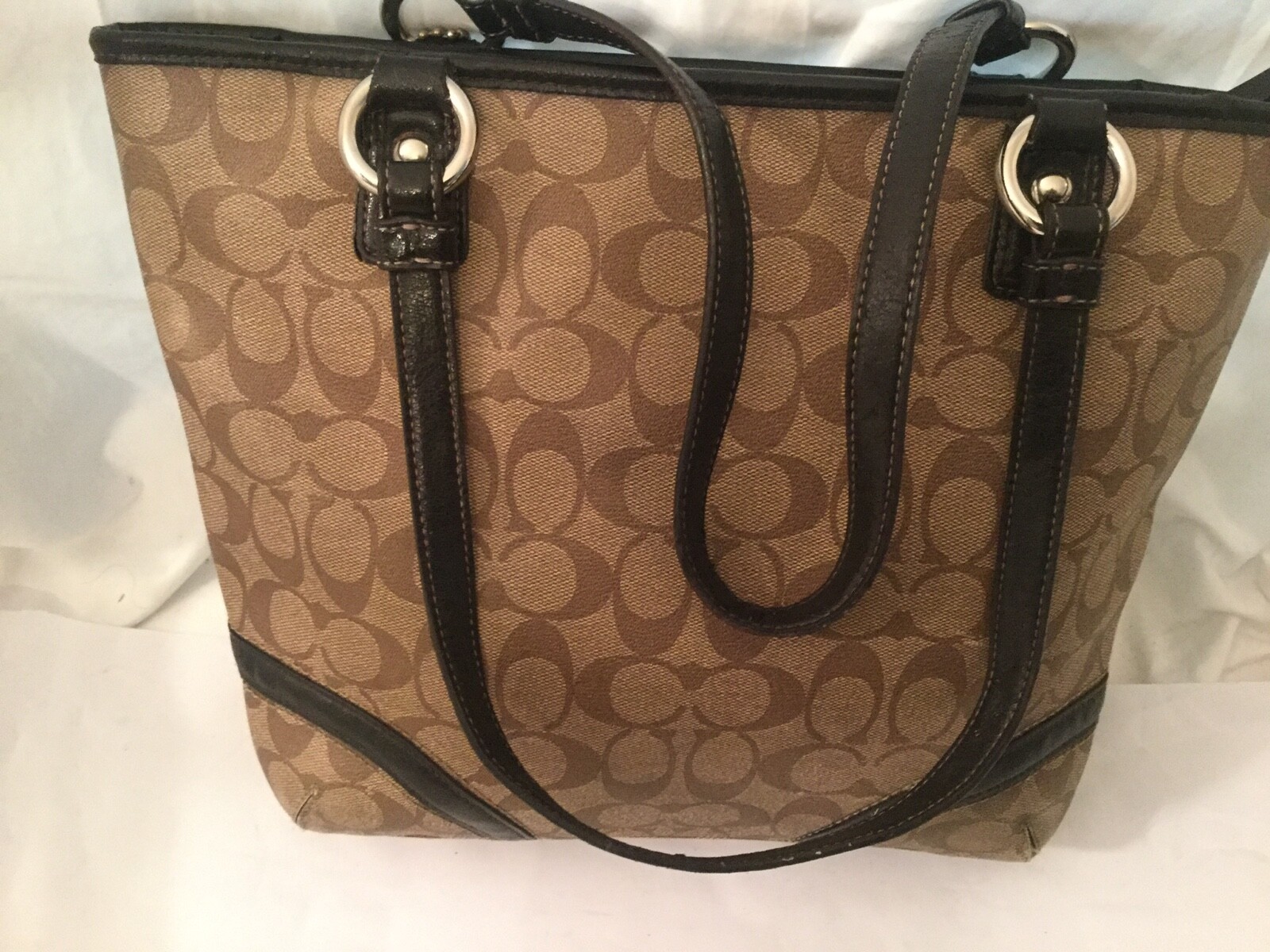 Authentic Coach 18917 Peyton Signature Logo Heritage … - Gem