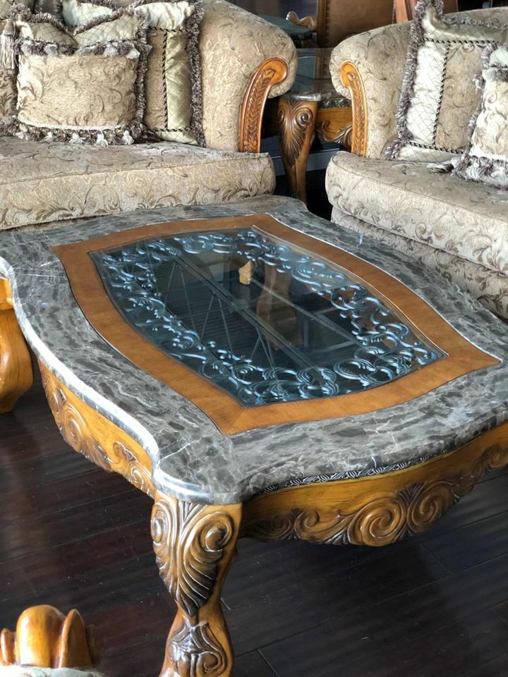 AICO by Michael Amini Eden 3PC table set | eBay