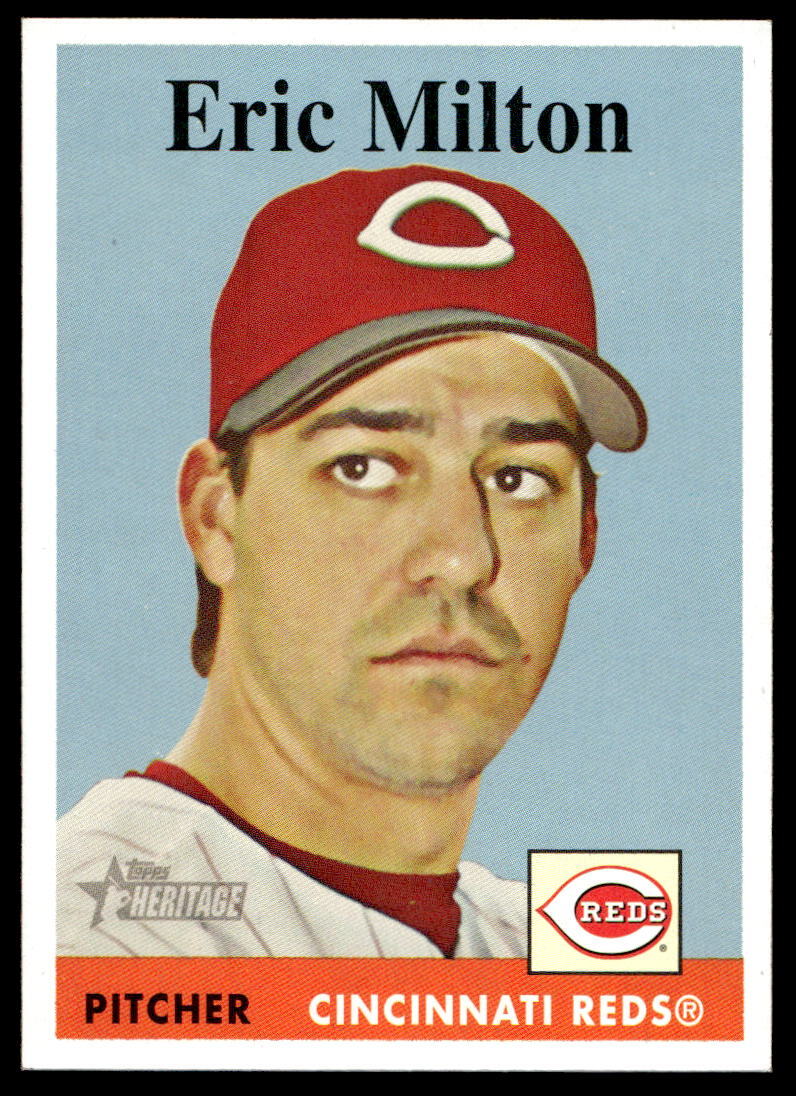 Eric Milton 2007 Topps Heritage 172 Cincinnati Reds Baseball Card | eBay