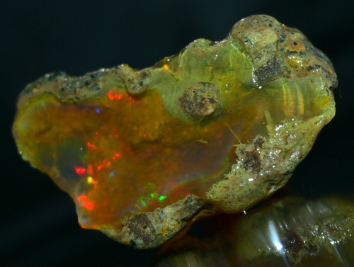 Opal Rough 88.50 Carat Natural Ethiopian Opal Raw Welo Opal Gemstone ...