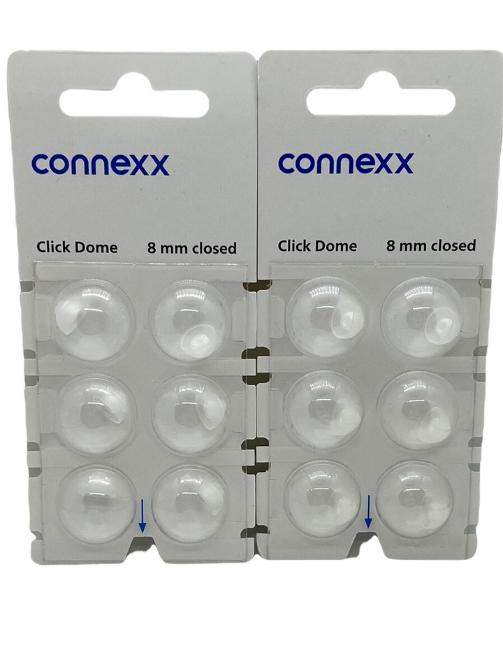 Signia 2.0 8MM Closed Click Domes For RIC Models- 2 Pack (12 Domes ...