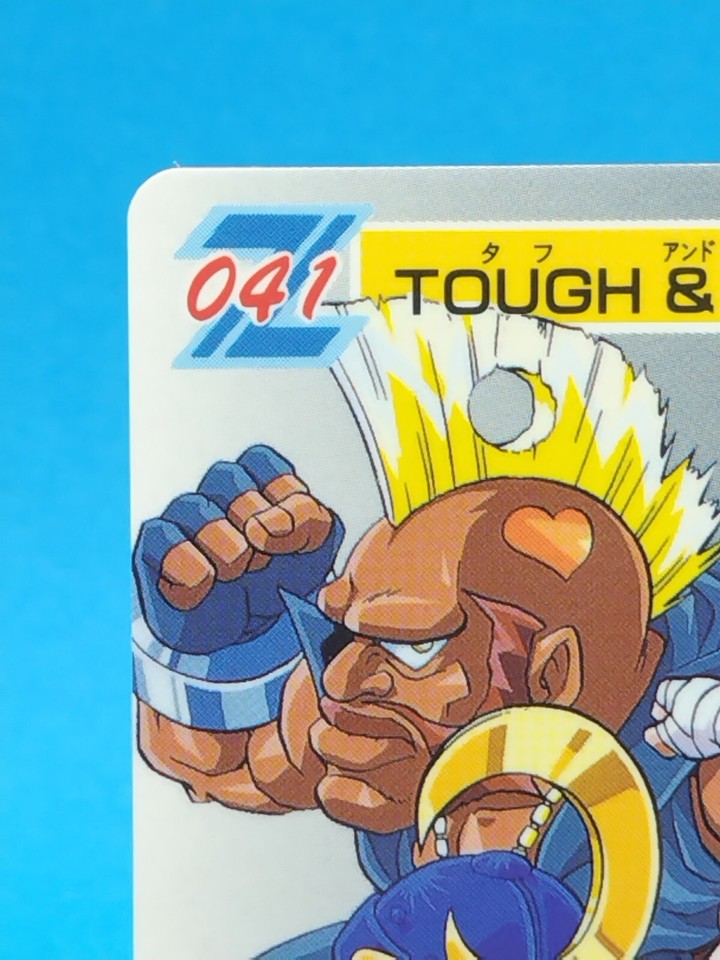 Everyone No.041 Street Fighter ZERO 1995 Carddas Trading Card CAPCOM ...