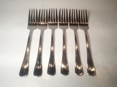 6 Walco Forks Stainless Flatware 7 3/8" Walco 15 | eBay