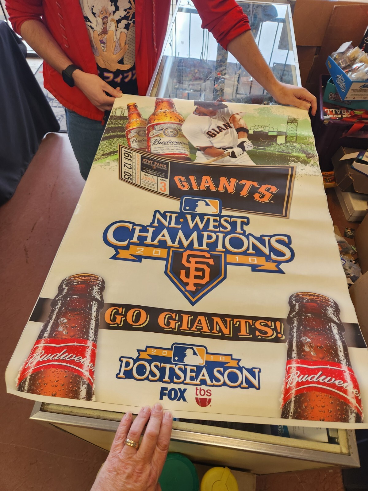 Anheuser Busch SF Giants 2010 World Series Original Poster Rare ...