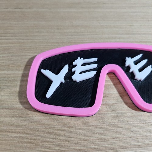 WWE Mattel Jey Uso 3D Printed YEET Glasses Pink Logo Accessory | eBay