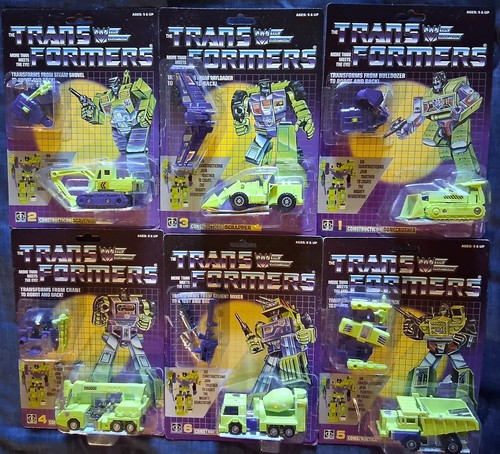 Complete Set Of G1 Transformers Constructicons KO | eBay