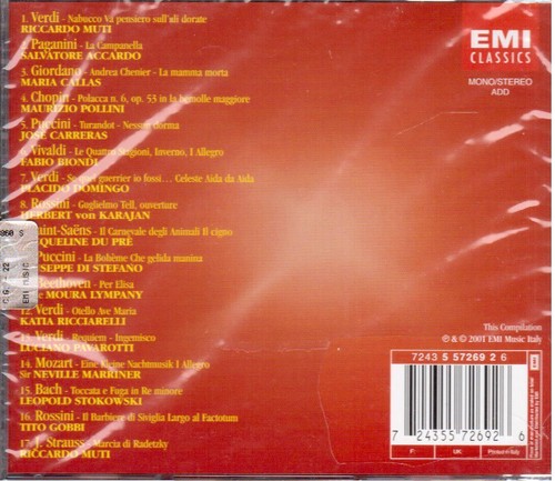 AAVV : Concerto Classico / Muti, Callas, Pavarotti, Domingo ...