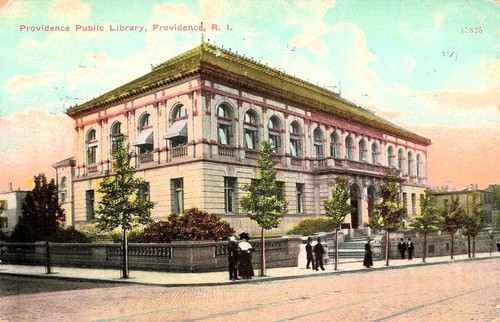 Providence Public Library RI Rhode Island Downtown Early 1900s Vtg ...