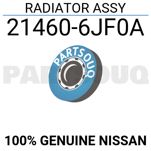 214606JF0A Genuine Nissan RADIATOR ASSY 21460-6JF0A for sale online | eBay