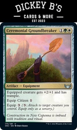 Magic: The Gathering New Capenna #175 Ceremonial Groundbreaker 4X ...