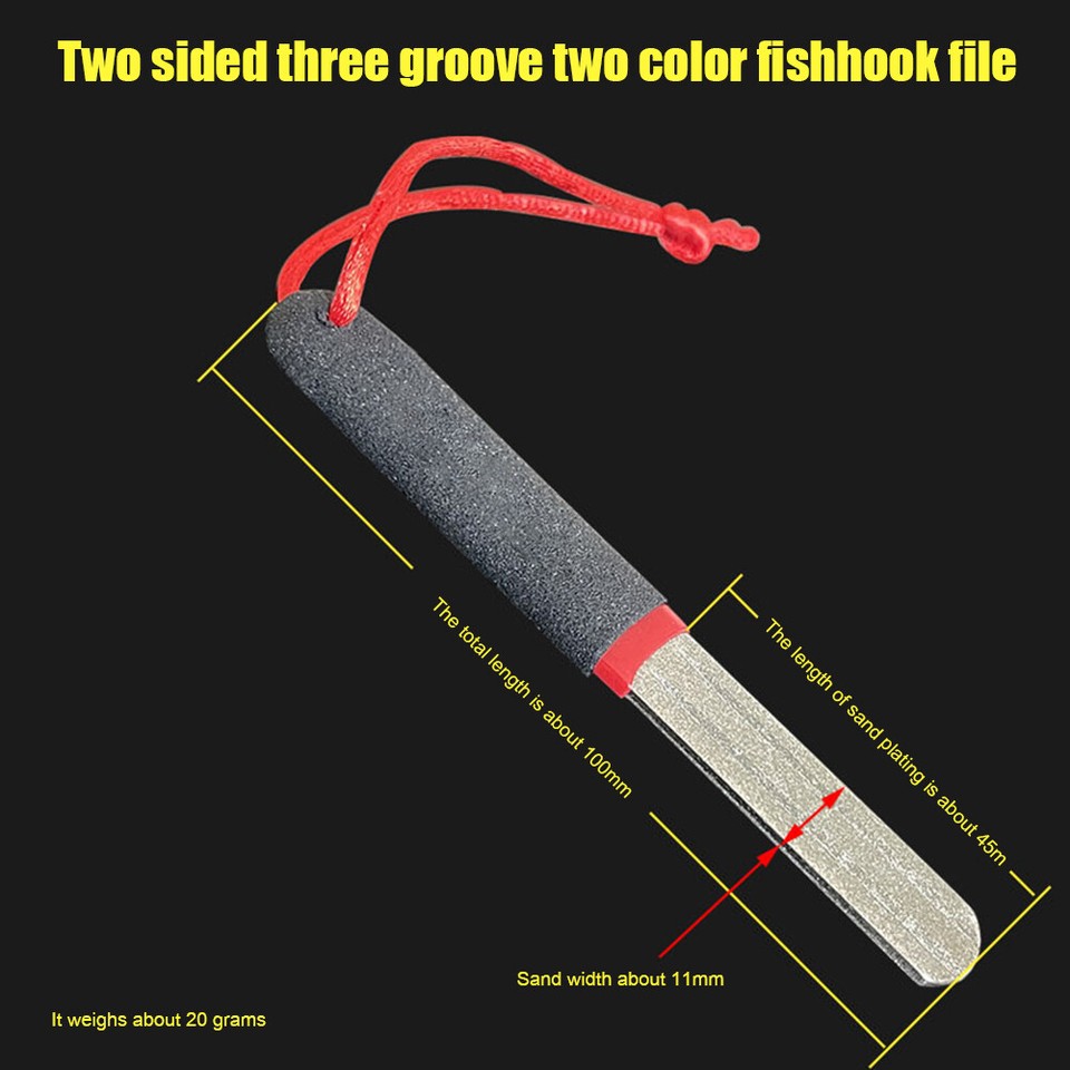 Fishing Hook Sharpener Diamond Fishing Hook Sharpening Hone for Fishing ...