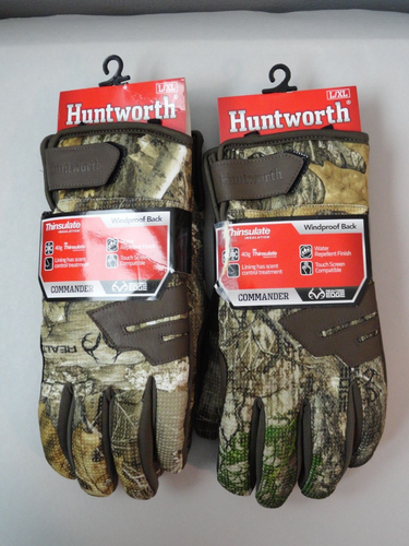 Huntsworth Commander Windproof Back, Thinsulate, Scent Control Camo ...