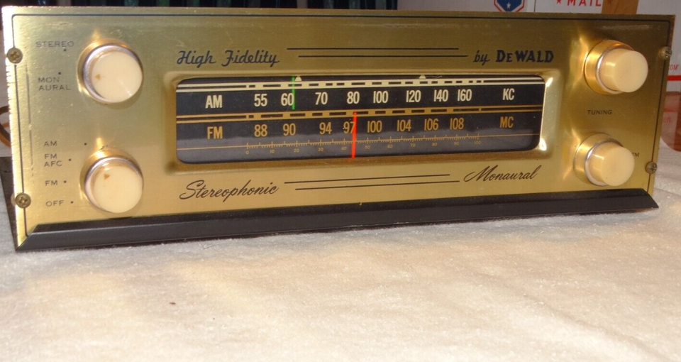 Dewald Vintage Tube FM/AM Stereo Tuner N 1000B *Nice Condition*Parts ...
