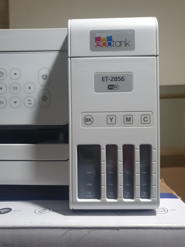 Epson EcoTank ET-2856 Colour Inkjet Standard Printer High Ink Levels ...