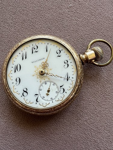 Waltham Pocket Watch Grade 1 Model 1883 Circa 1903 Fancy Dial - Works ...