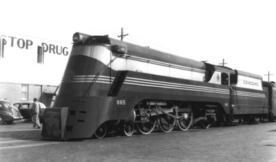 Seaboard Air Line Streamlined Steam Locomotive 865 Railroad SAL Train ...