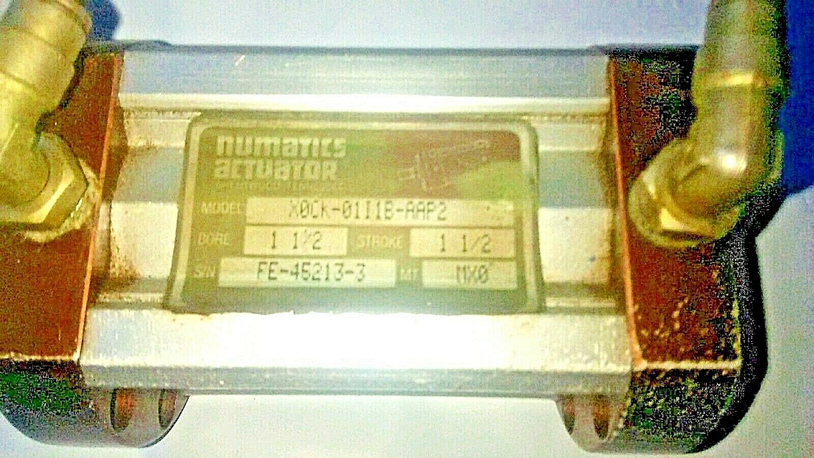 2pcs LOT Numatics Actuator X0CK-01I1B-AAP2 Cylinder 1-1/2"B 1-1/2"St ...