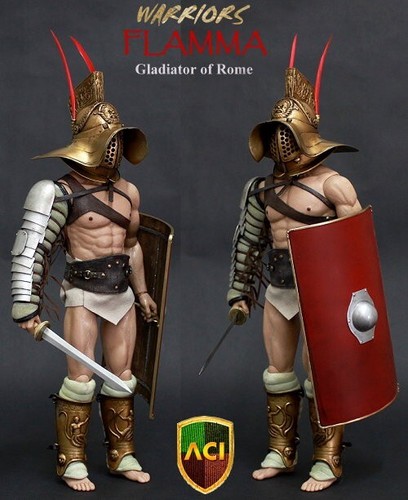 1/6 12" RARE OOP ACI FLAMMA GLADIATOR OF ROME ANCIENT ROMAN WARRIOR | eBay