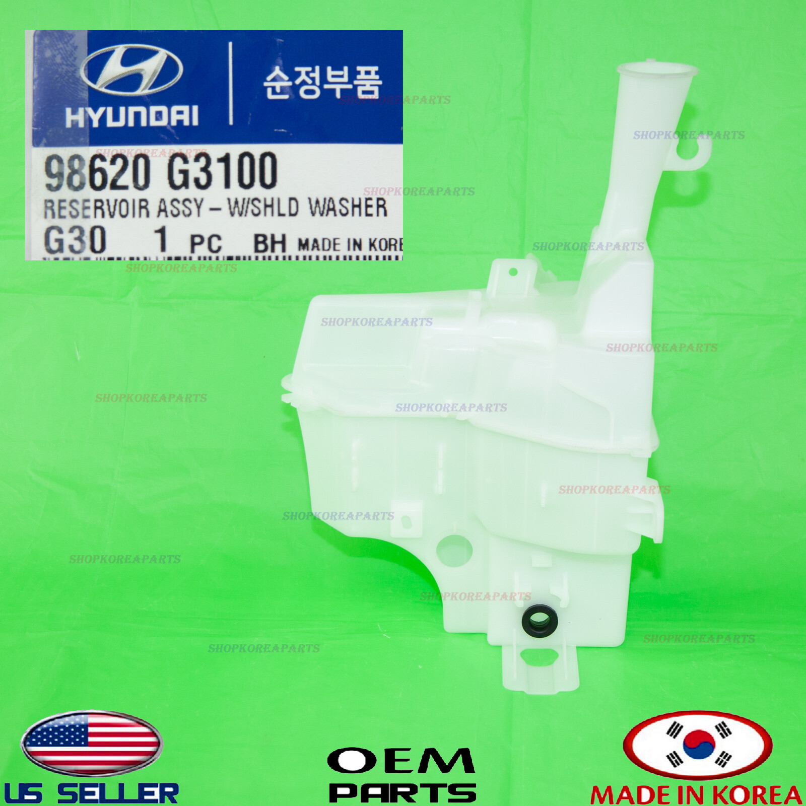 Washer Reservoir Windshield Wiper Tank ⭐OEM GENUINE⭐ ELANTRA GT ...