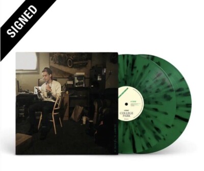SIGNED INSERT Logic College Park Green Black Splatter Vinyl Brand New ...