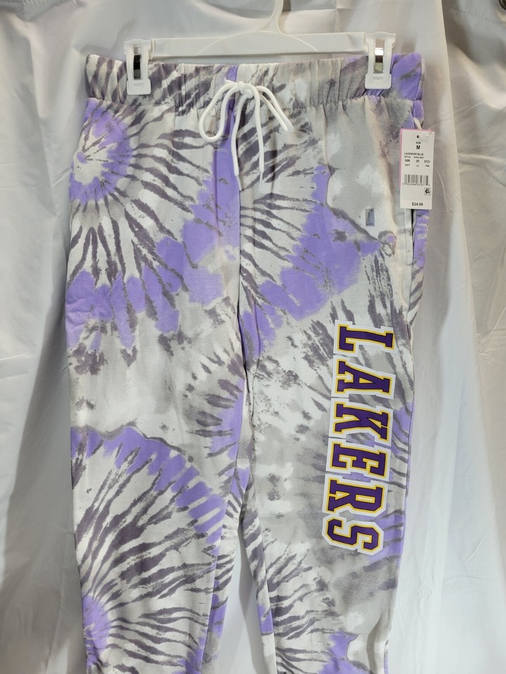 NBA LA Lakers Tie Dye Sweatpants Jogging Pants By Hybrid Women’s XS ...