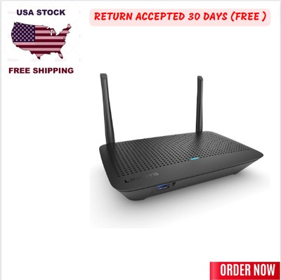 Linksys Wi-Fi 5 Smart Mesh Router Home Mesh Network, Dual Band Wireless ...
