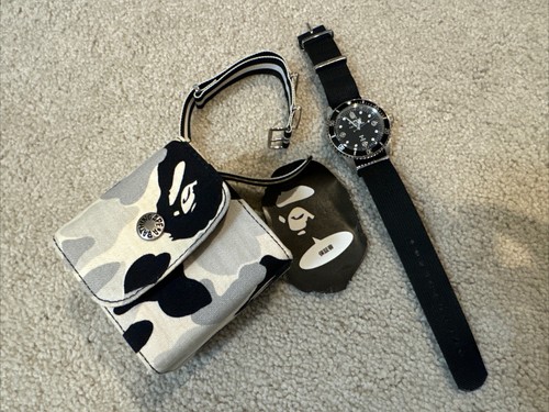 A BATHING APE BAPEX Men's Watch Automatic Analog Round Silver | eBay