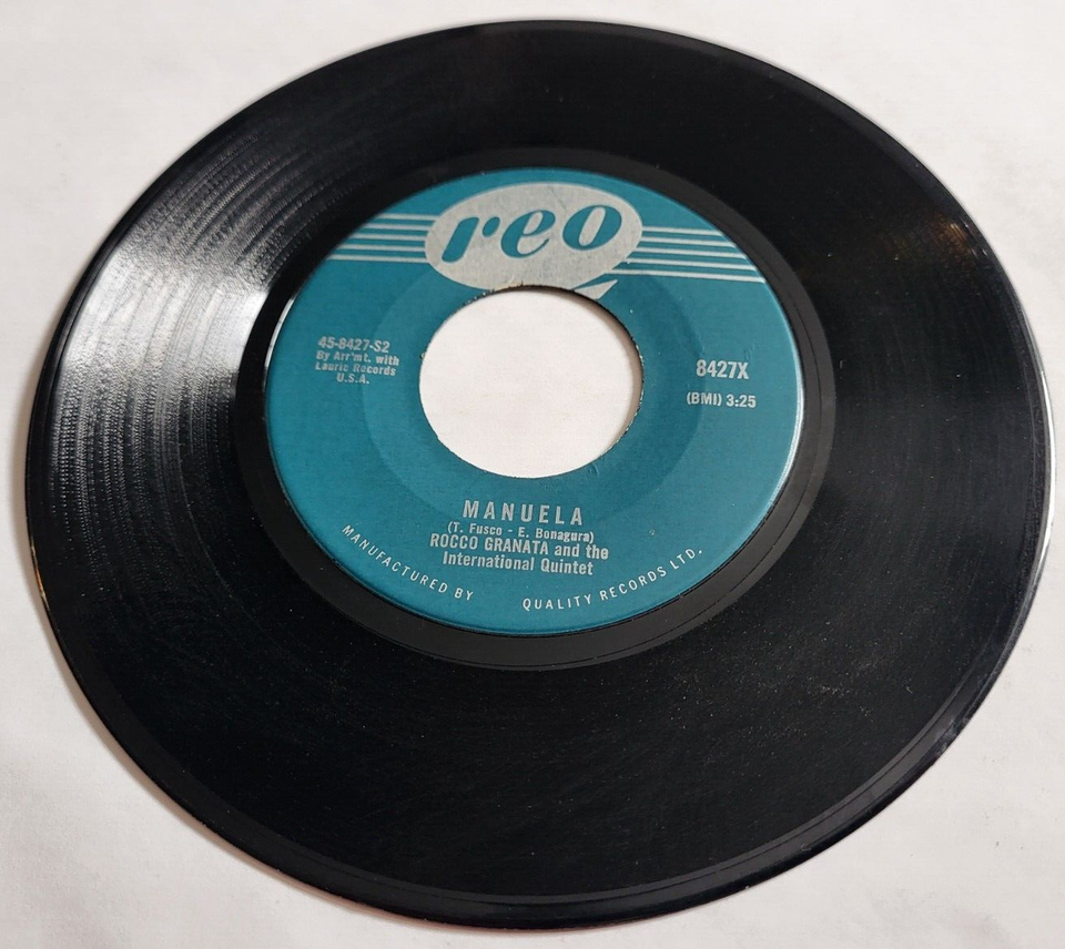 Rocco Granata And The International Quintet – Marina / Manuela 45 RPM ...