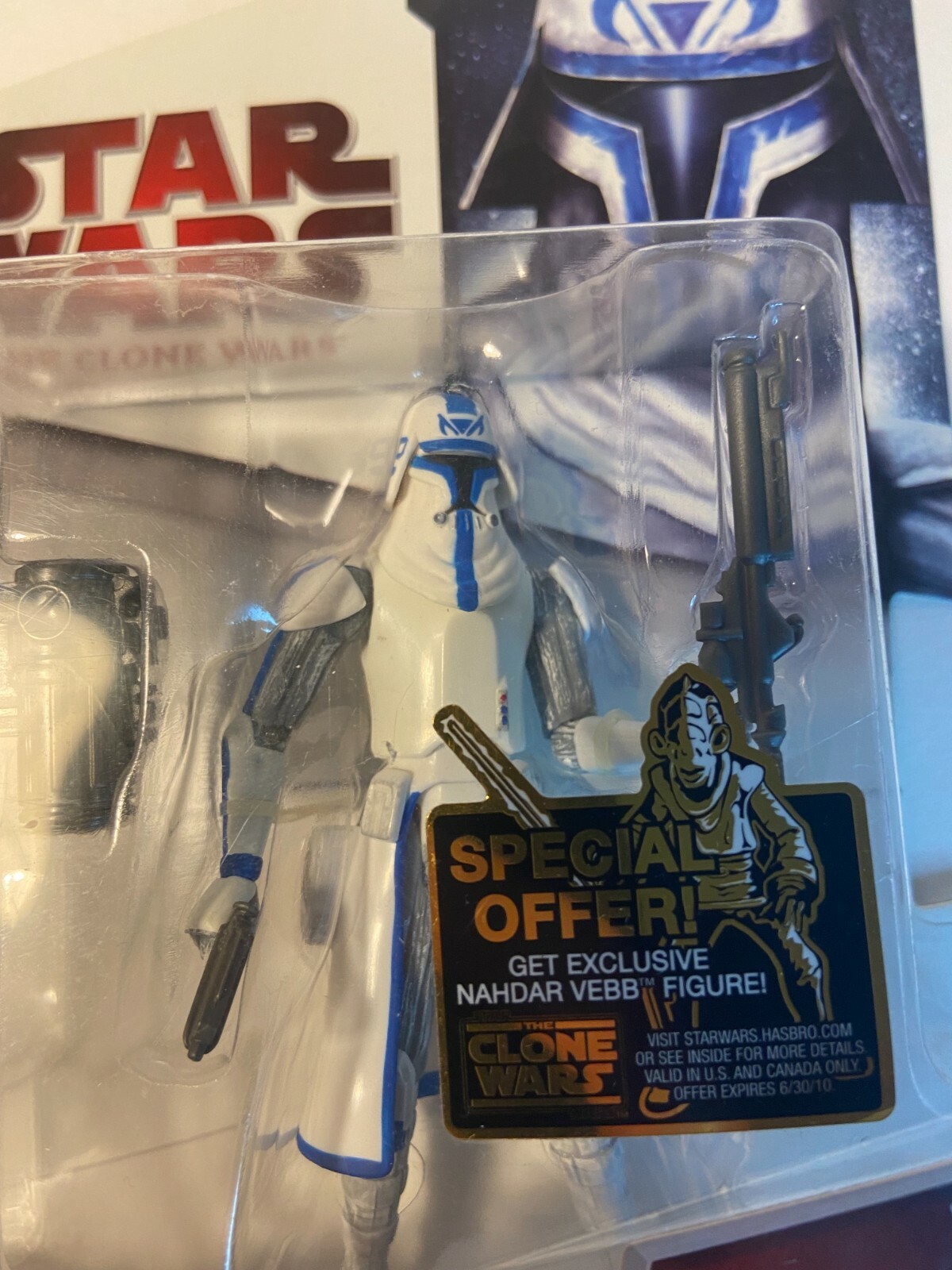 Hasbro Star Wars 3.75 Inch Clone Captain Rex Snow Suit Figure Cw50 for ...