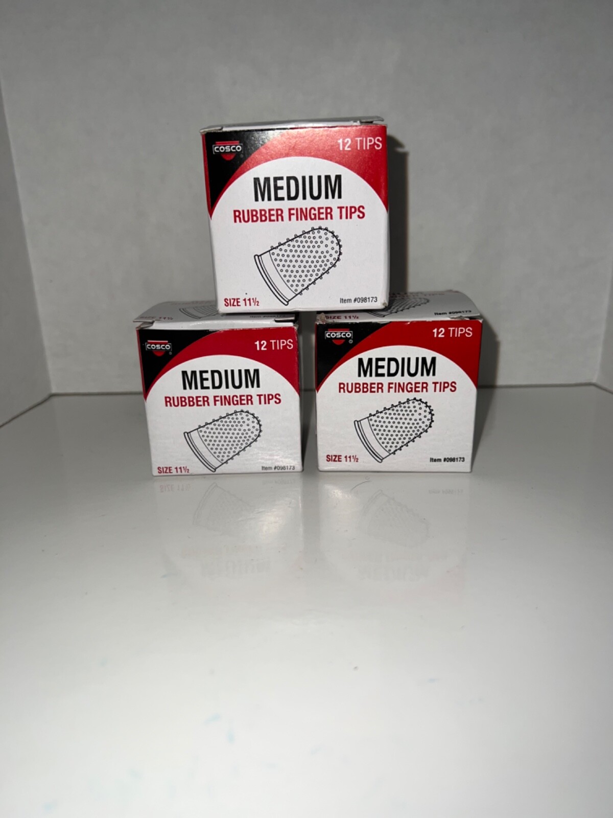 Medium Rubber Finger Tips (1) box - (12) Rubber Fingers Grips | eBay