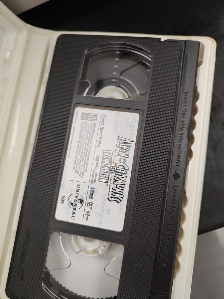 Alvin and the Chipmunks Meet Frankenstein (VHS, 1999, English Version ...