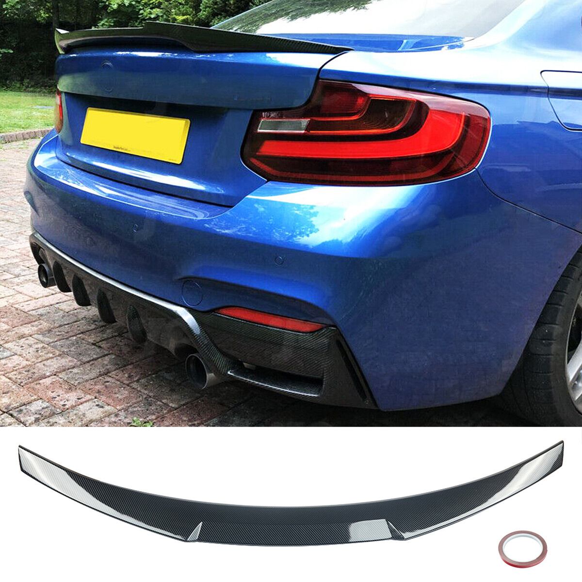 For 2014-2021 BMW F22 M240i F87 M2 Coupe Trunk Spoiler Duckbill Wing ...