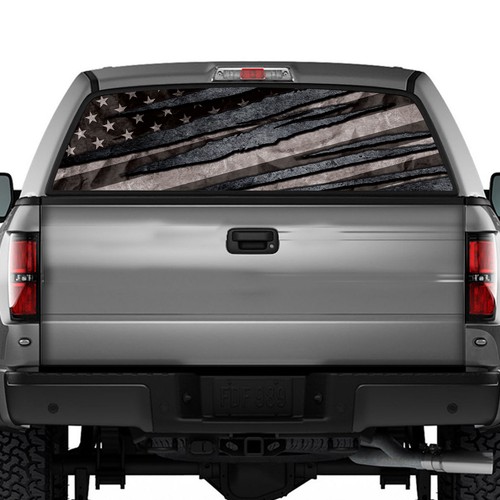 Universal Window Vision Graphics Vinyl Decal Wrap-Trim to Fit-65"X22 ...