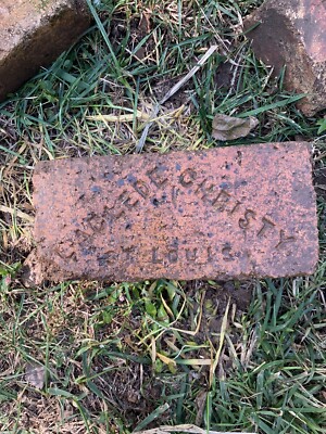 RARE ANTIQUE OLD LACLEDE CHRISTY ST. LOUIS BRICK GREAT COLOR & SHAPE | eBay