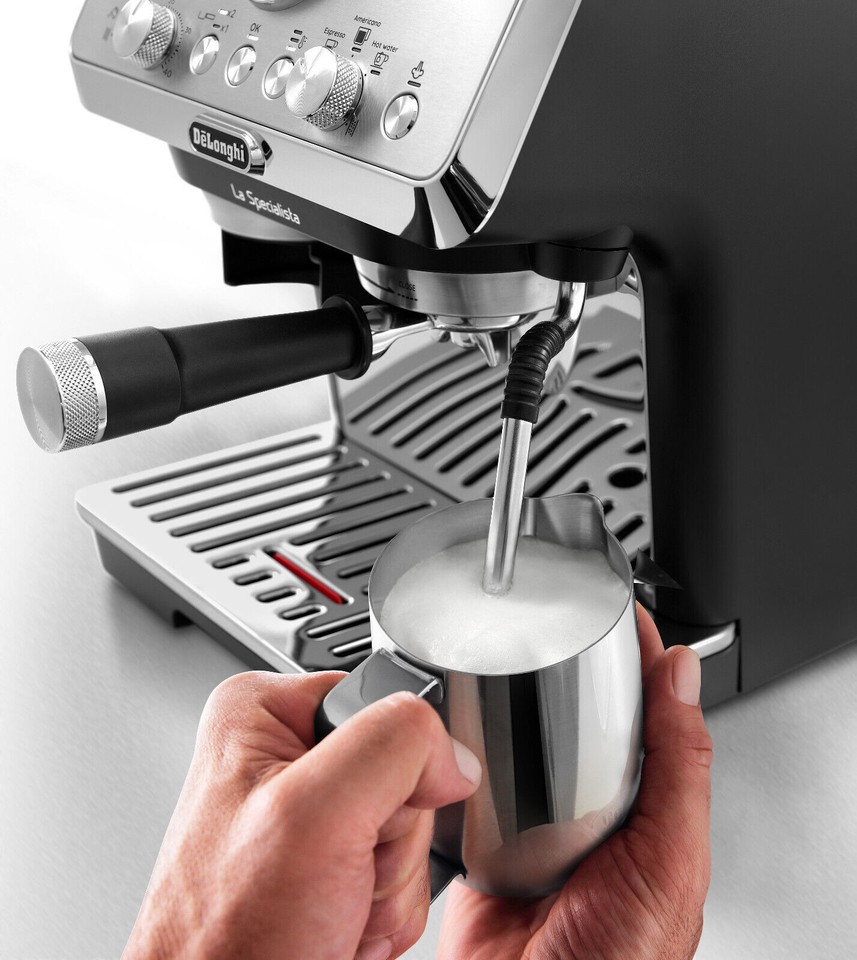 DeLonghi La Specialista Arte Compact Manual Bean to Cup Coffee Machine ...